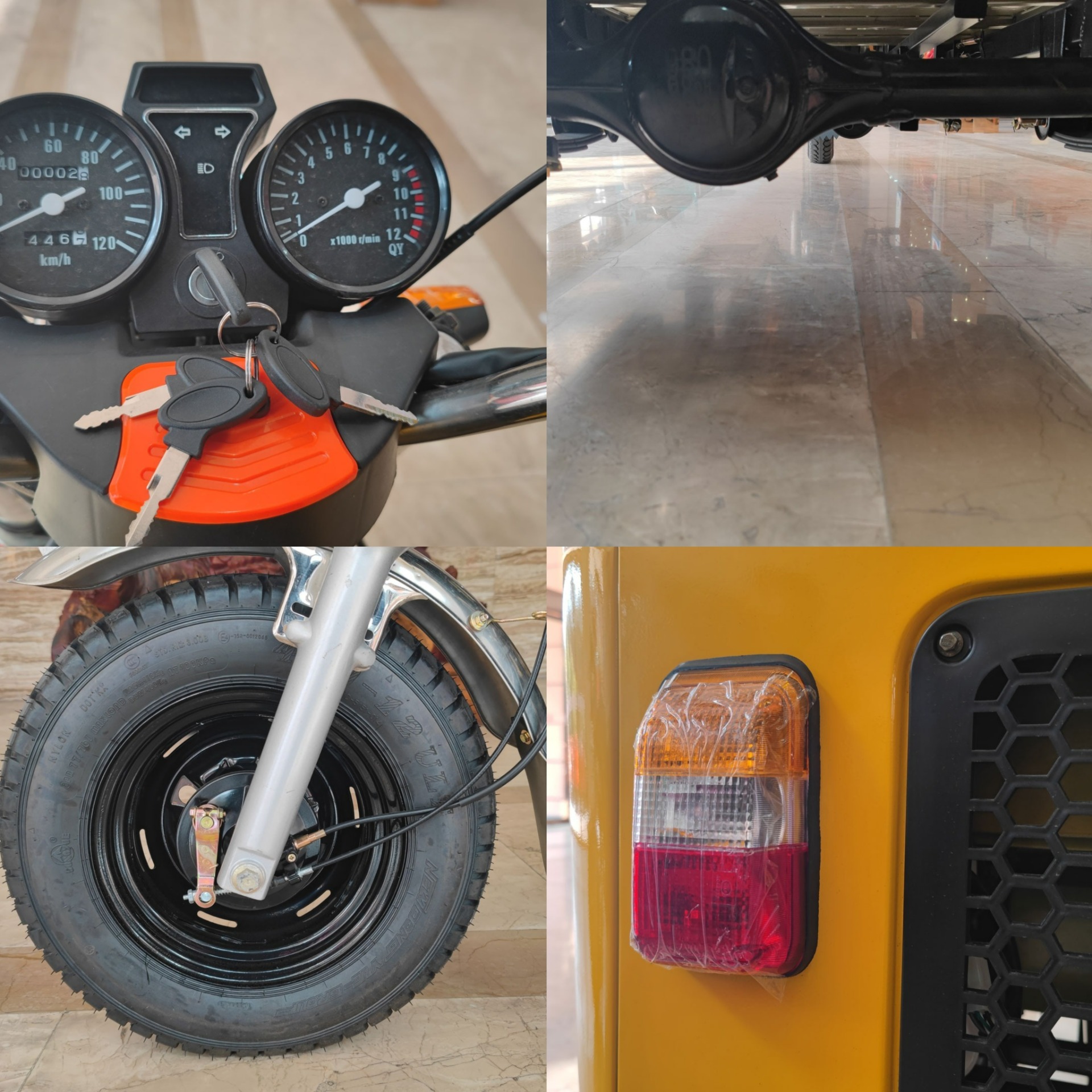 China Customized Semi Carbin Battery 3 Wheeler Motorcycle Auto Rickshaw ...